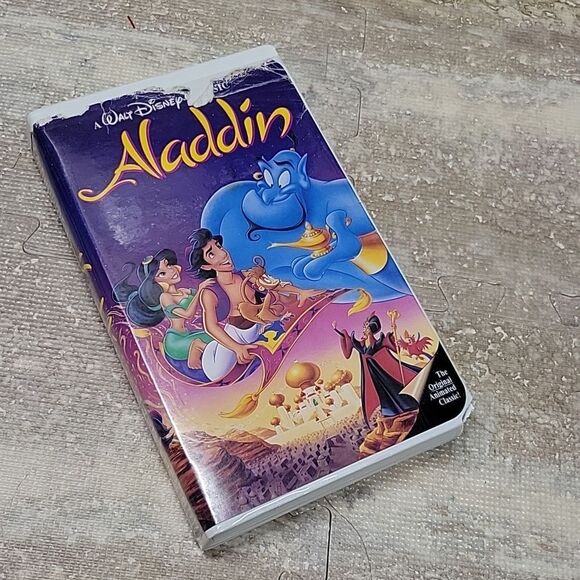 Disney | Cameras, Photo & Video | Walt Disney Vhs Movie Aladdin In ...